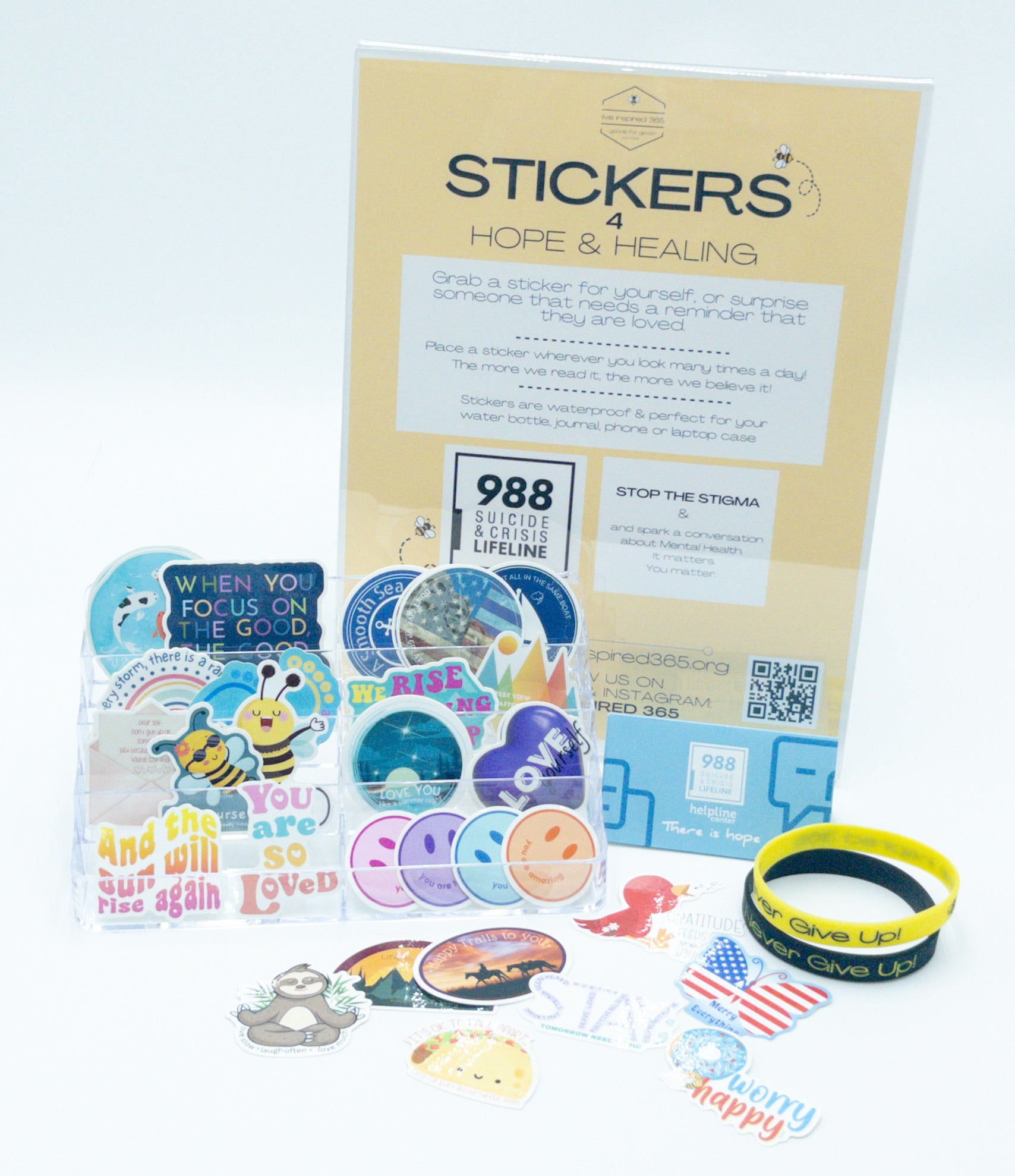 Stickers for good & for inspiration | live inspired 365