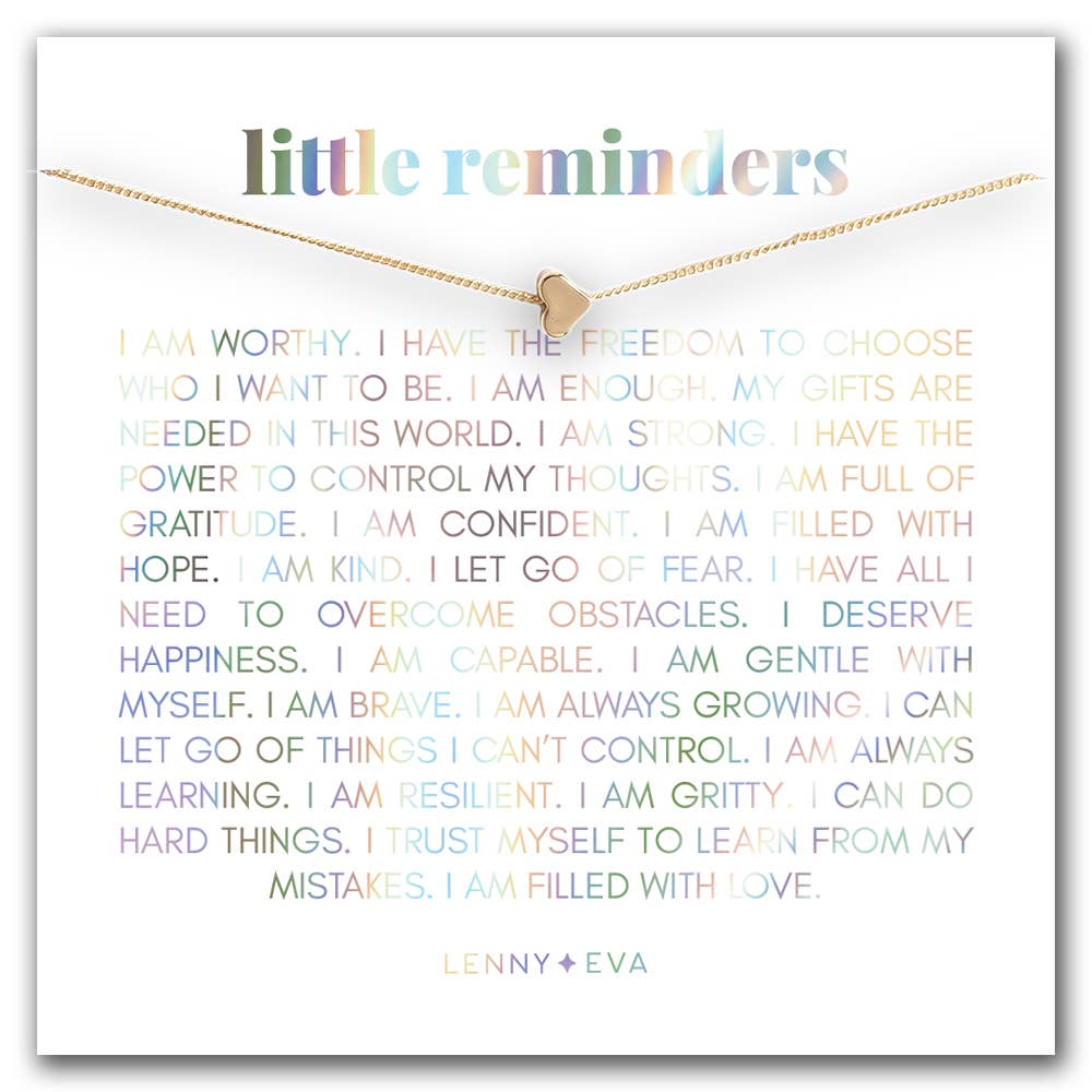 Reminders Necklace-Heart – live inspired 365